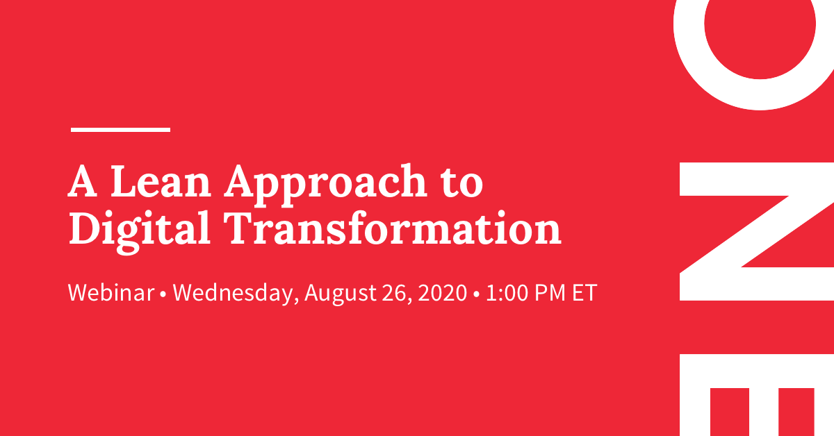 A Lean Approach to Digital Transformation | Forum One