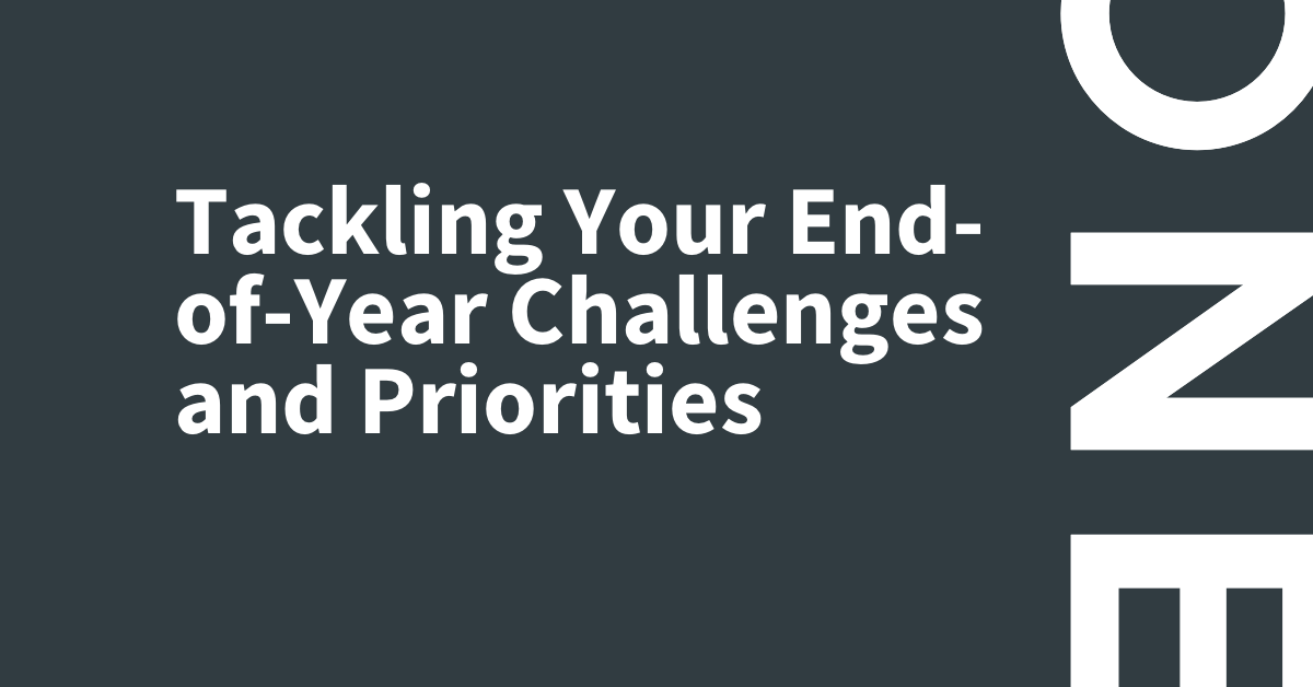Tackling Your End-of-Year Challenges and Priorities | Forum One