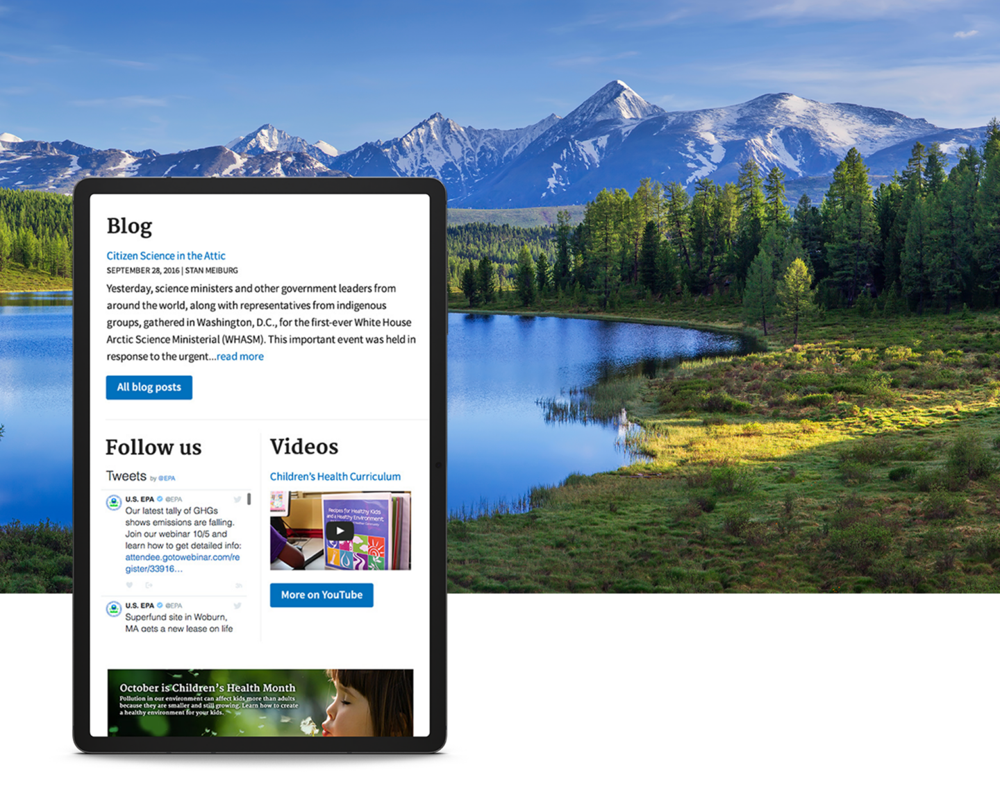 Unifying EPA’s Web Presence to Protect the Environment | Forum One