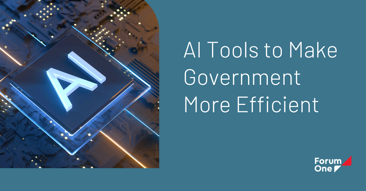 Artificial Intelligence for Government | Forum One