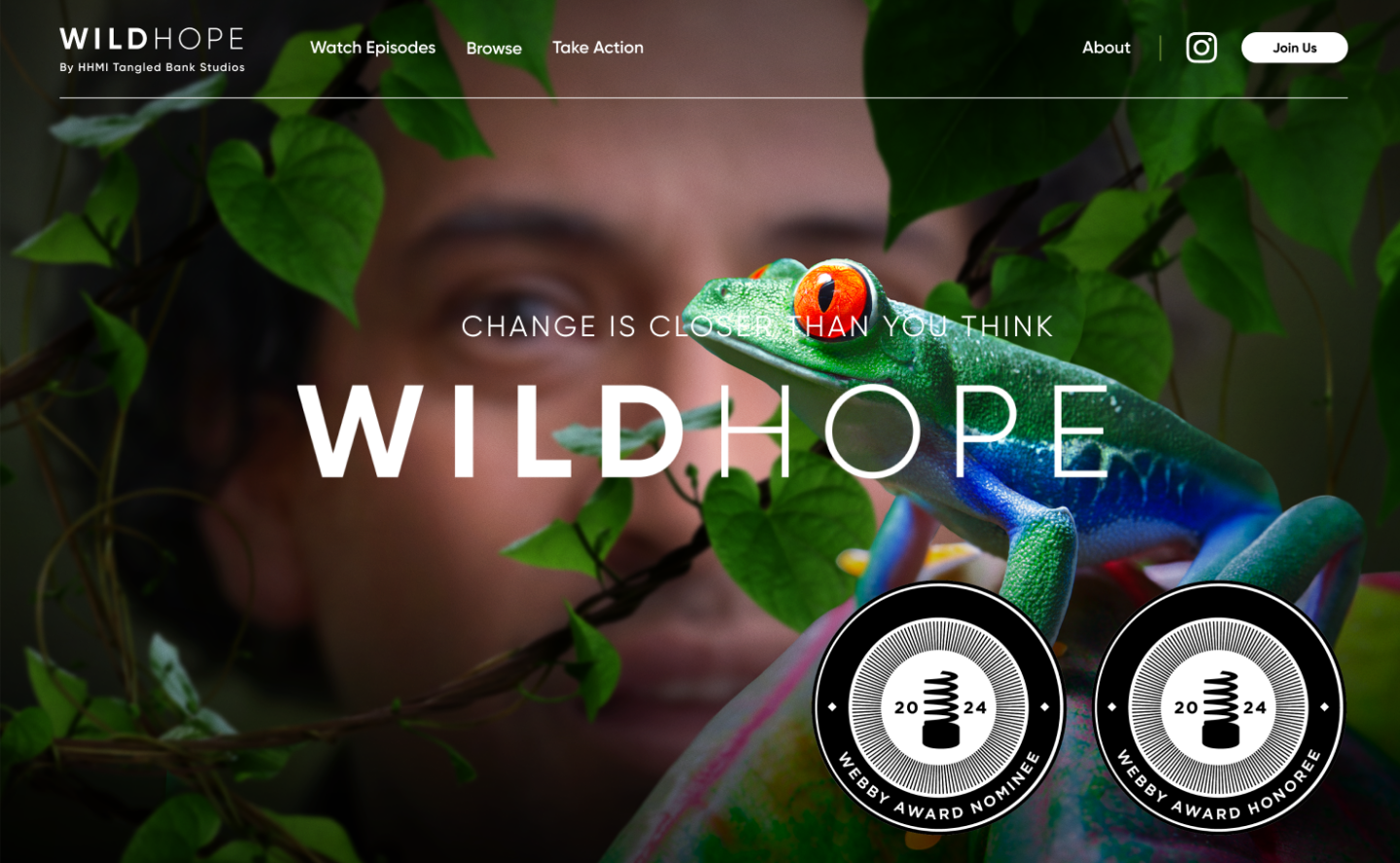 Webby Award Nominations: HHMI's Wild Hope and more | Forum One